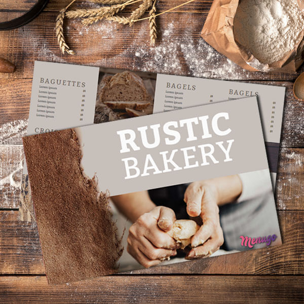Menugo - Rustic Bakery Menu Template