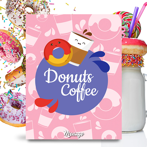 Menugo - Donuts & Coffee Menu Template