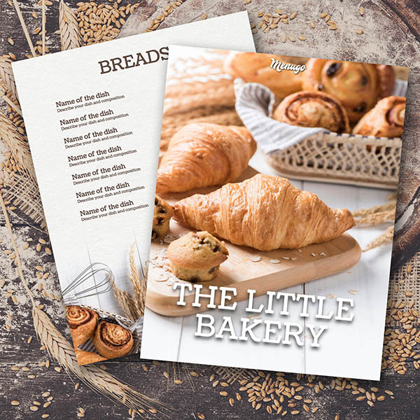 Menugo - Little Bakery Menu Template