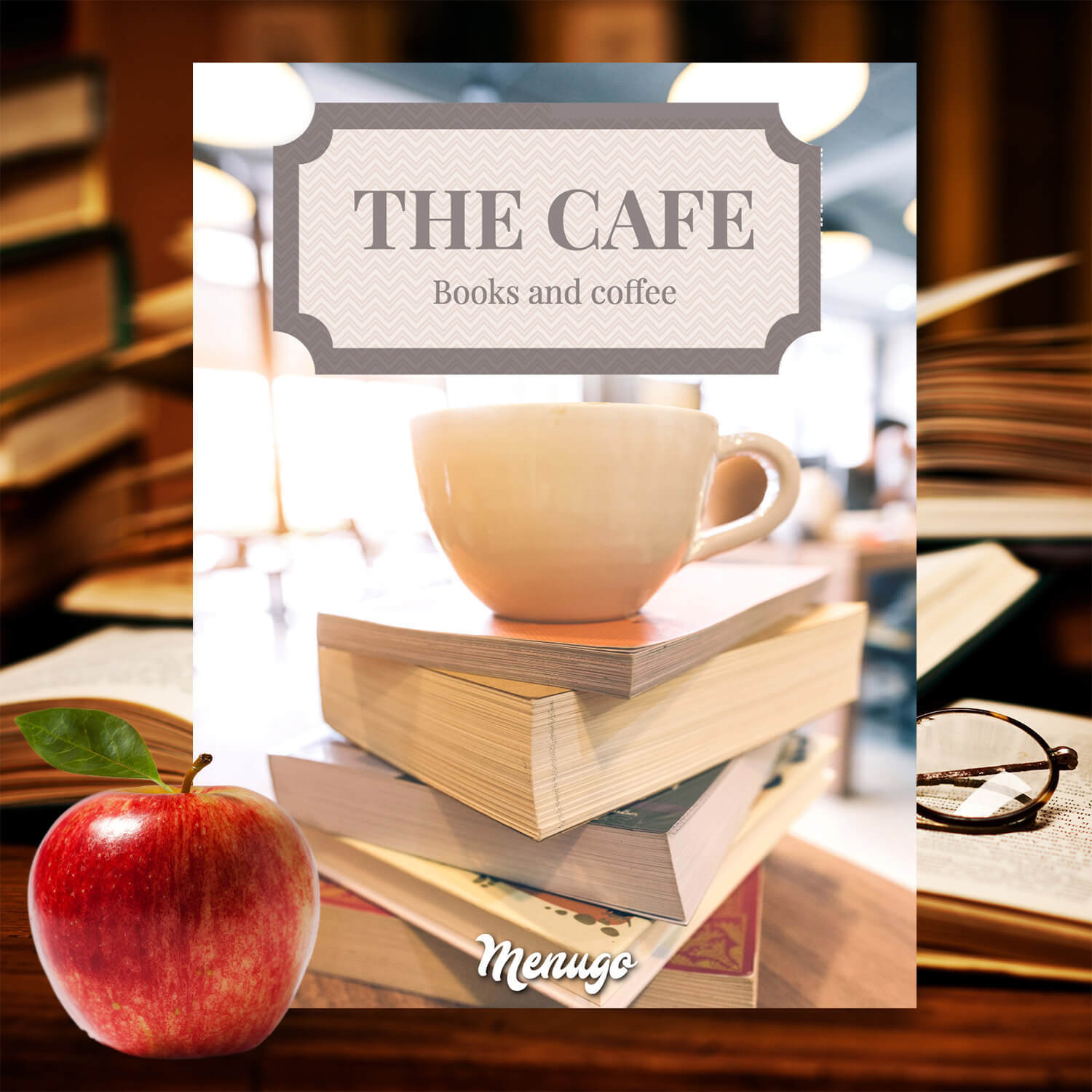 Menugo - Bookstore Cafe Menu