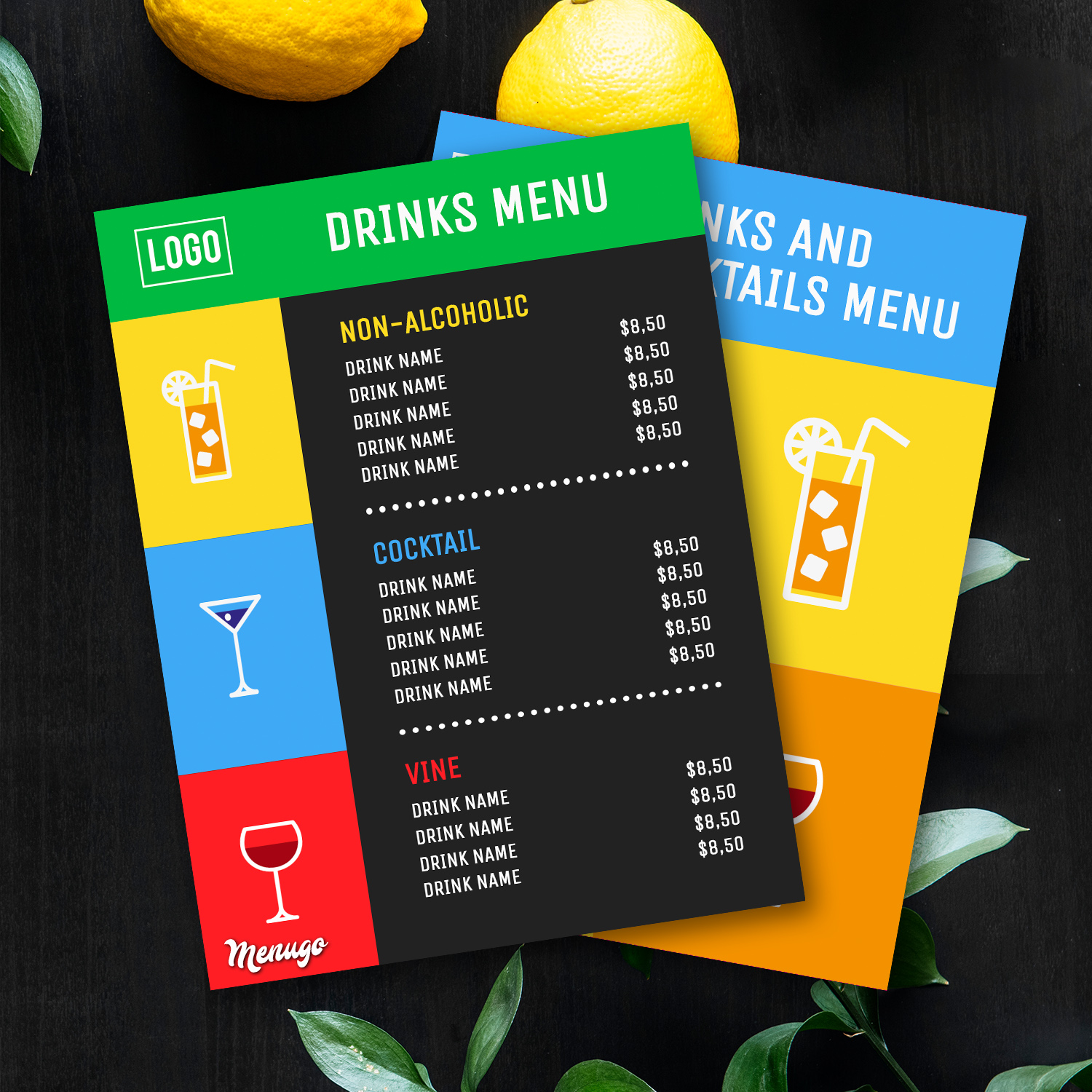 Menugo - Funky Drinks and Cocktails Theme